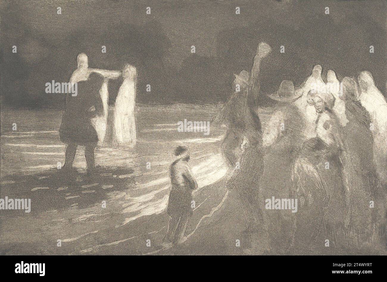 Pop Hart - Native Baptism - 1924 Stock Photo - Alamy