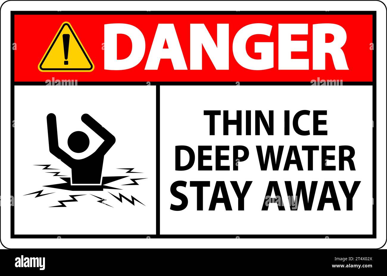 Water surface ice drift Stock Vector Images - Alamy