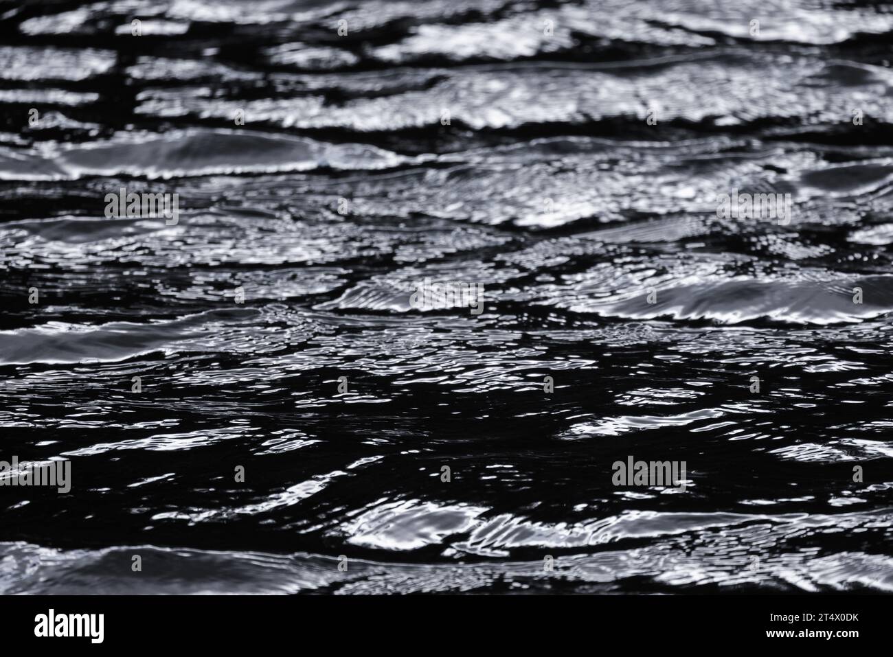 Shiny black sea water surface, natural background photo texture Stock ...