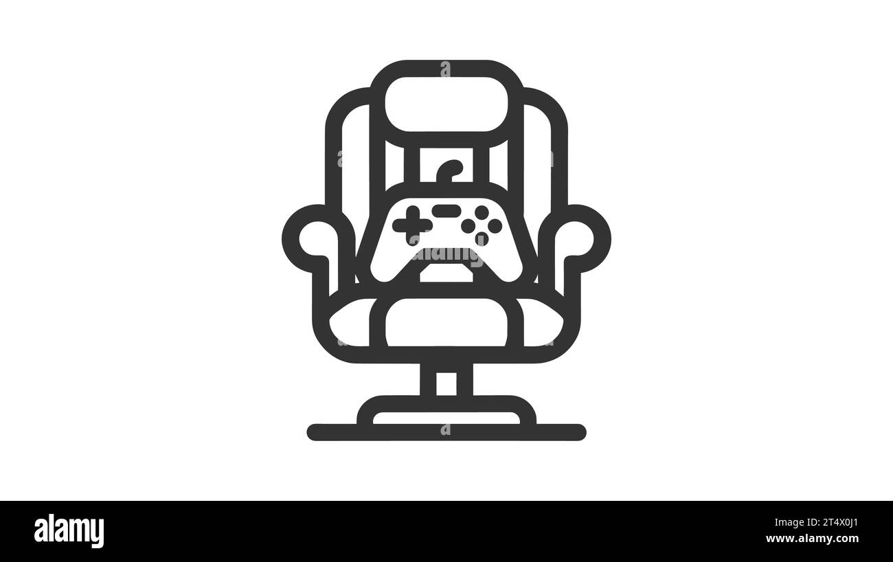 Minimal Gaming Symbol - Stream modern Games - Wireless Controller Icon ...