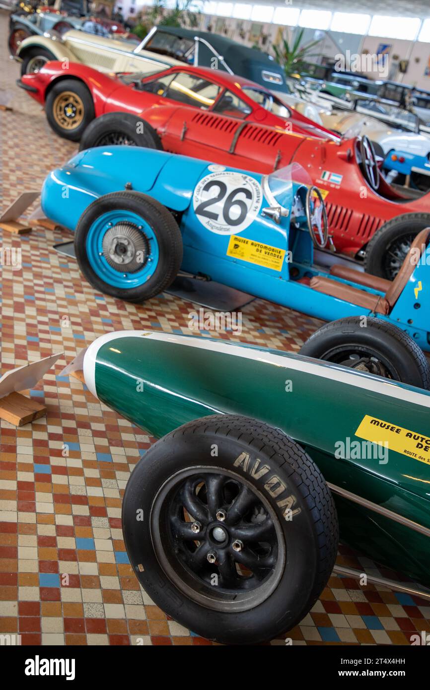 Talmont , france - 10 31 2023 : lola Maserati and db car racing brand ...