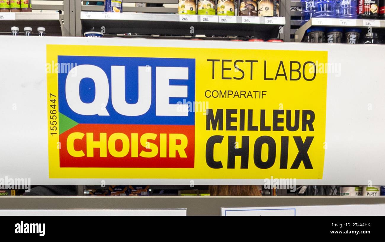 Bordeaux , France - 10 31 2023 : UFC Que Choisir logo brand and text ...