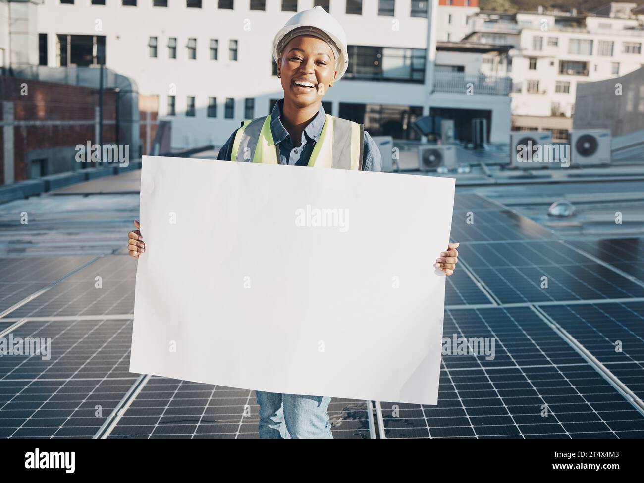 Solar panel construction billboard hi-res stock photography and images ...