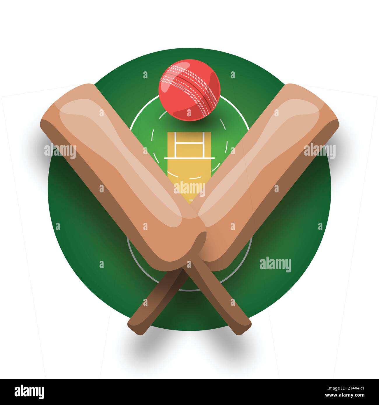 Cricket field diagram hi-res stock photography and images - Alamy