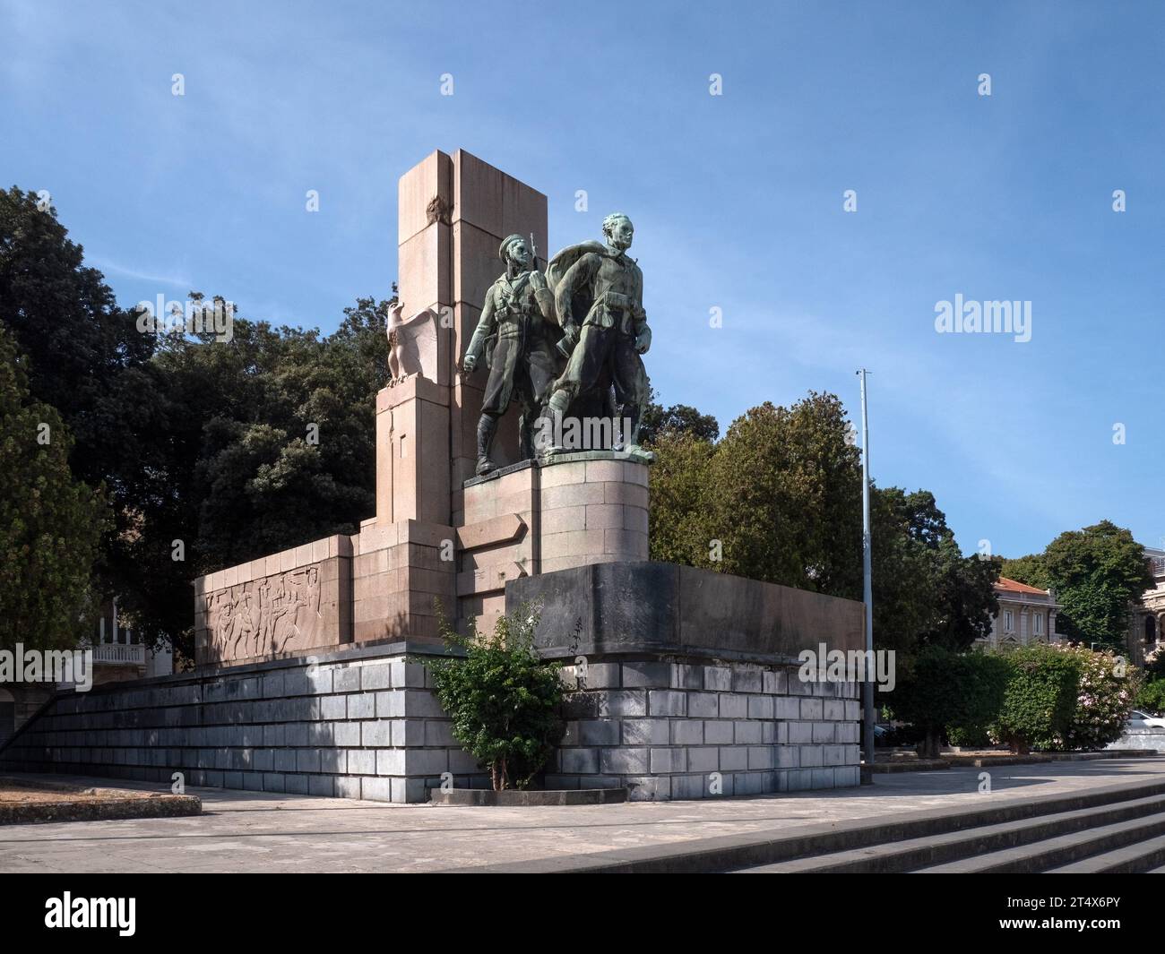 MESSINA, SICILY, ITALY - SEPTEMBER 15, 2023: View of the Monument to ...