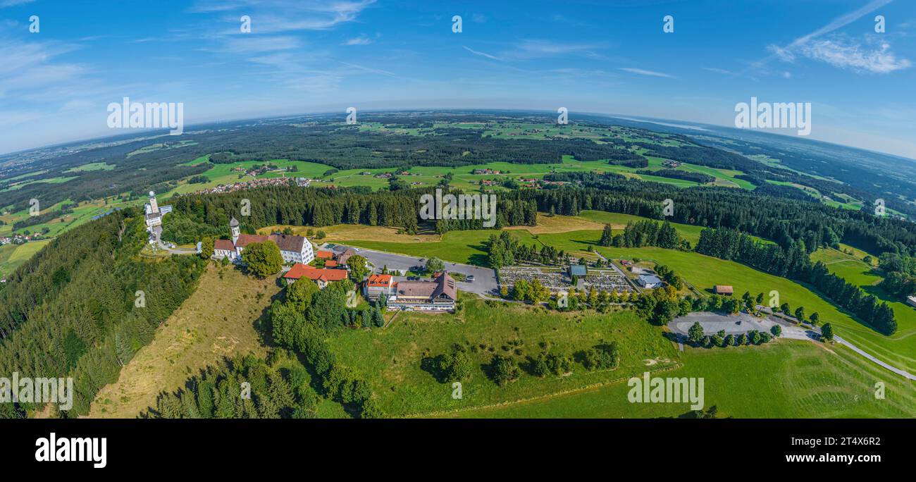 The region around Hohenpeissenberg in upper bavarian Pfaffenwinkel in ...