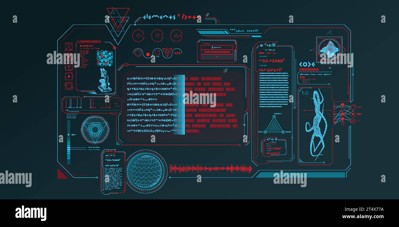 Dna data processing Stock Vector Images - Alamy
