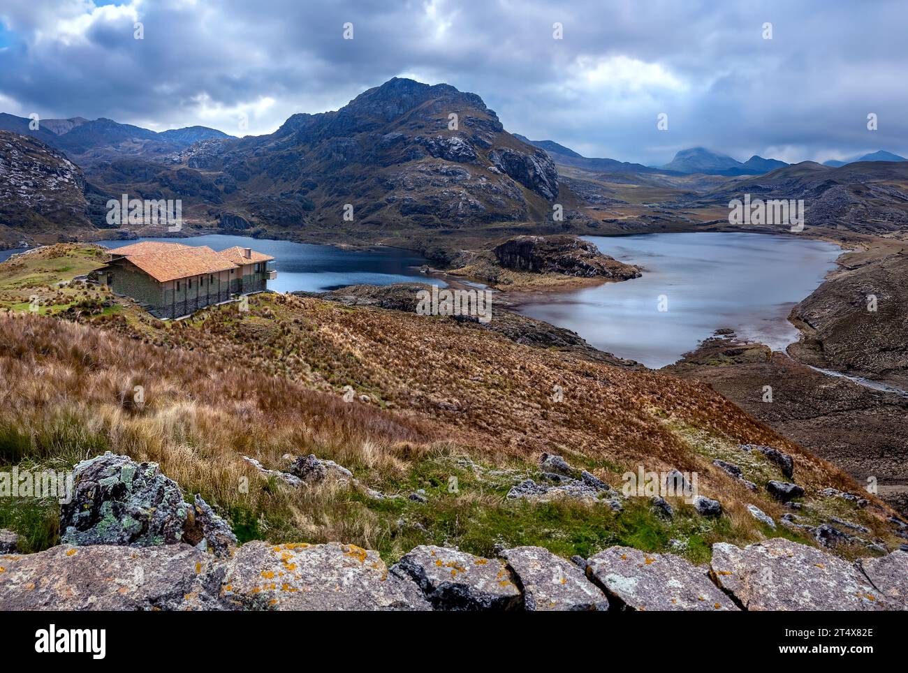 El Cajas National Park (Parque Nacional El Cajas) in Azuay Province in ...