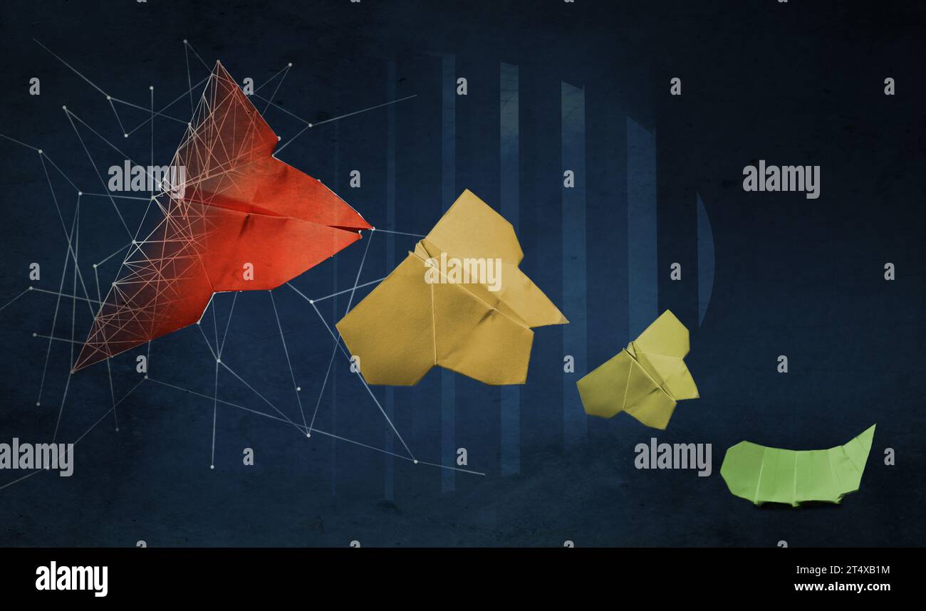 Transformation from caterpillar to butterfly, analog to digitalization ...
