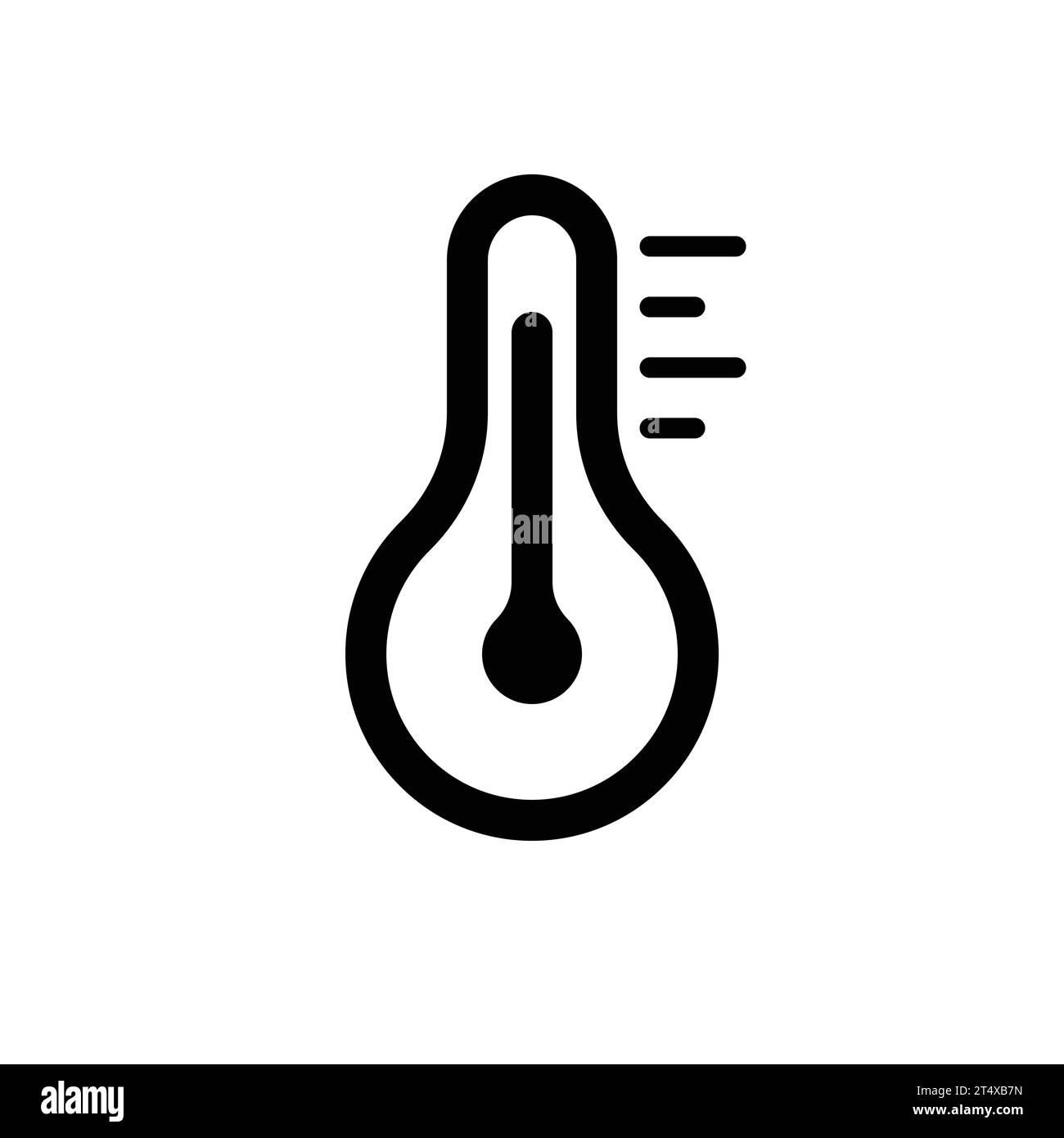 Thermometer icon simple sign of temperature flat Vector Image Stock ... Thermometer icon simple sign of temperature flat Vector Image Stock ...