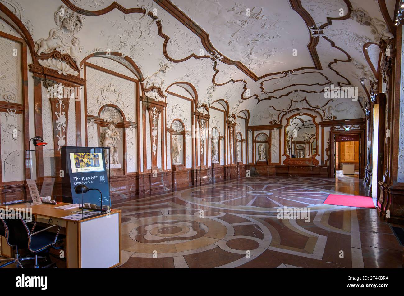 Vienna, Austria. Interior of Lower Belvedere Palace Stock Photo - Alamy
