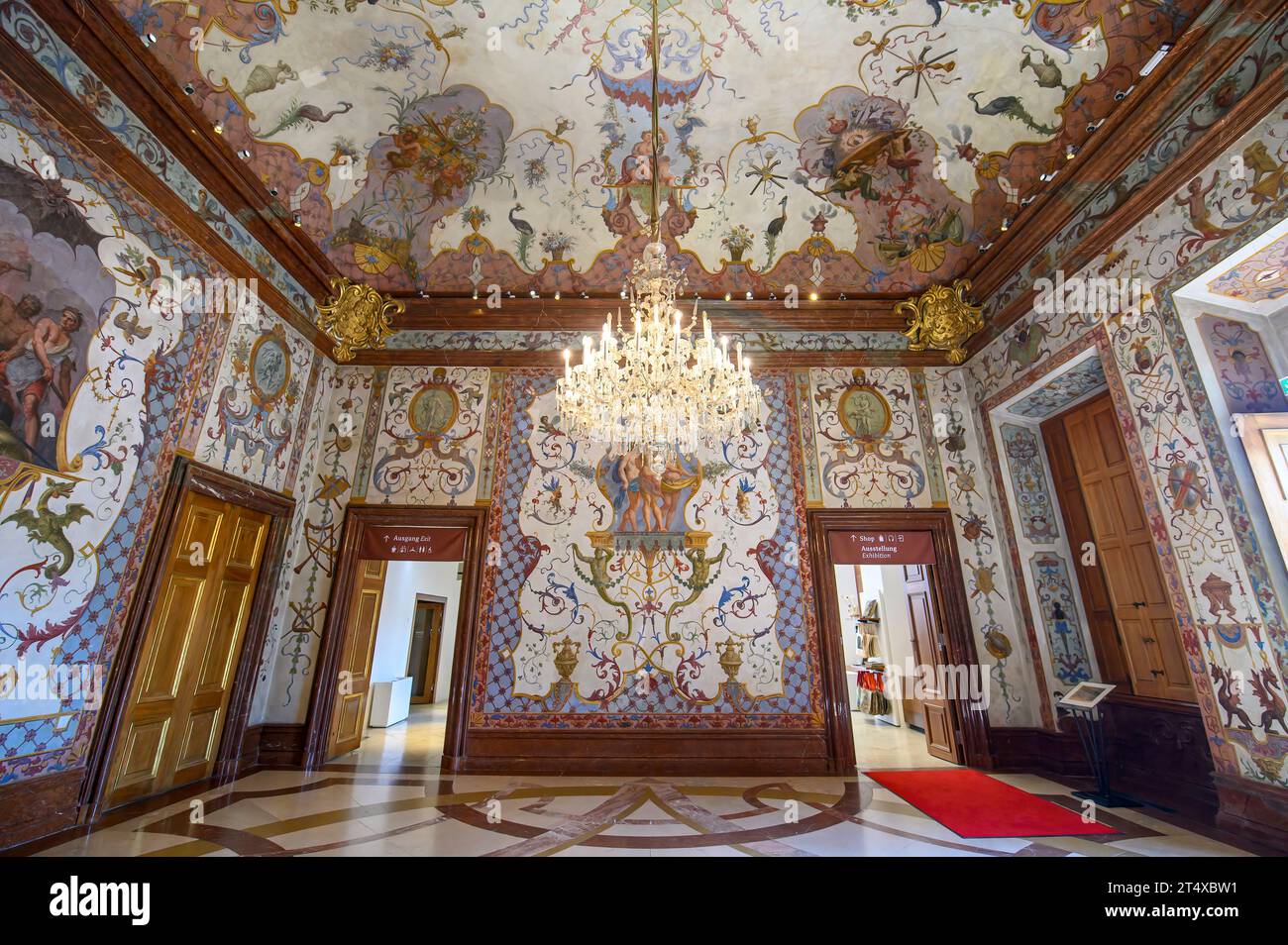 Vienna, Austria. Interior of Lower Belvedere Palace Stock Photo - Alamy