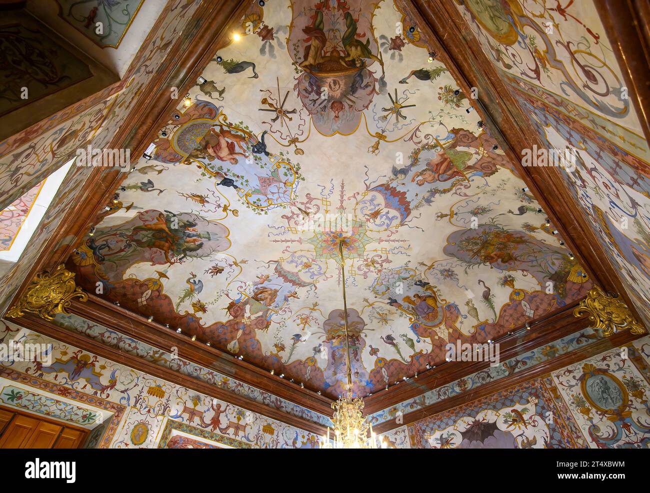 Vienna, Austria. Interior of Lower Belvedere Palace Stock Photo - Alamy