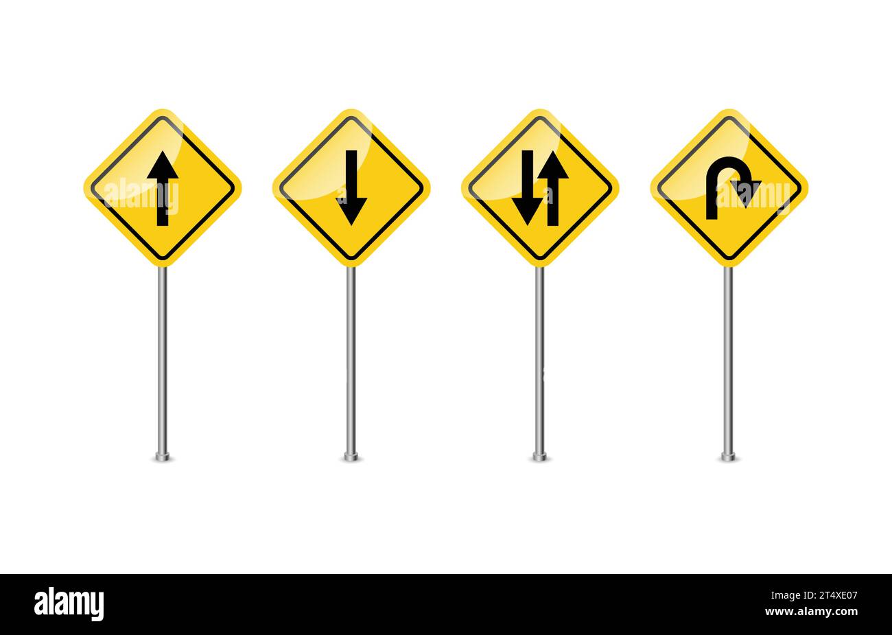 Road turns to the right Stock Vector Images - Alamy