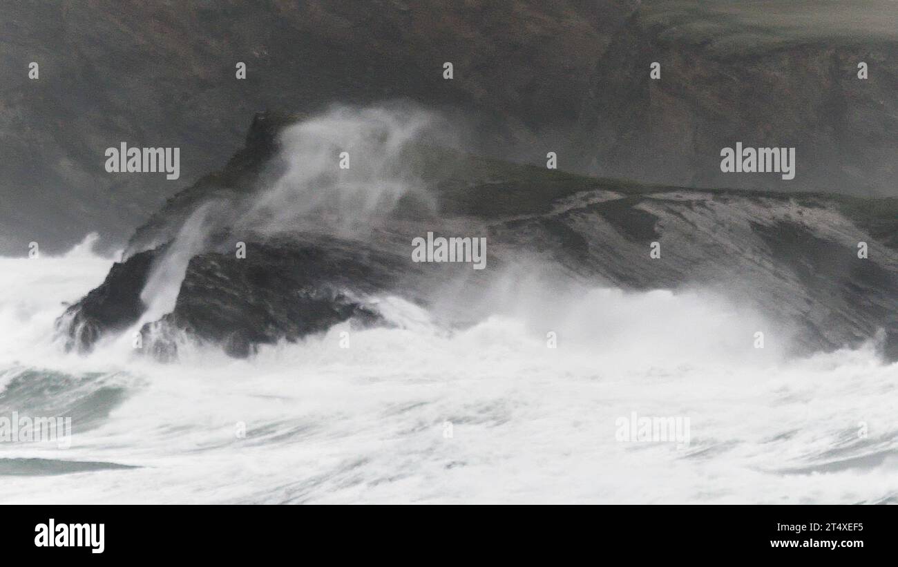 Jersey storm ciaran hi-res stock photography and images - Alamy
