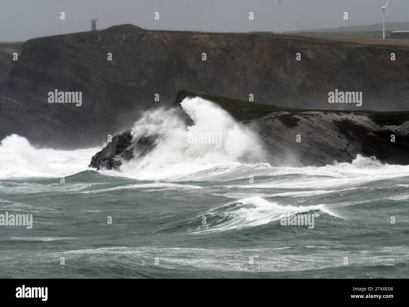 Jersey storm ciaran hi-res stock photography and images - Alamy
