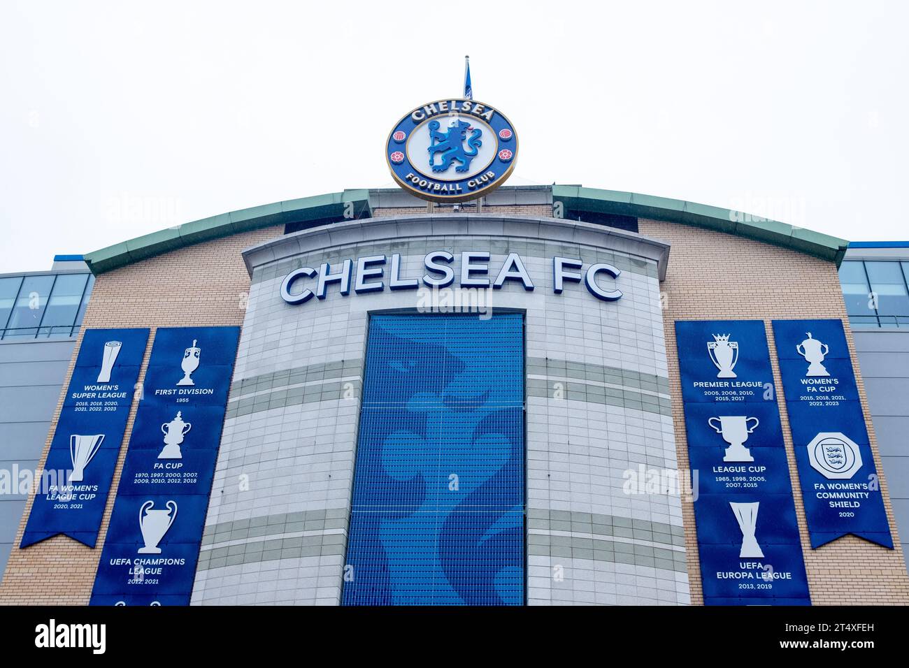 LONDON, OCTOBER 12, 2023: Stamford Bridge, the home ground of Chelsea ...
