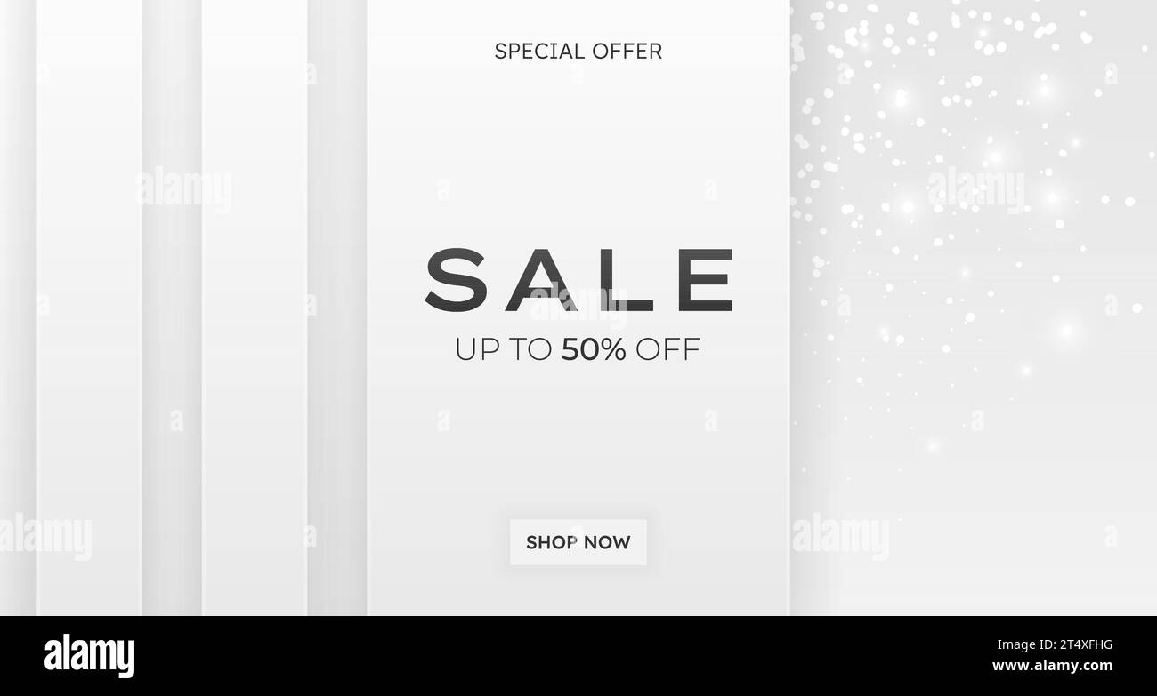 Luxurious horizontal sale banner for web and social media Stock Vector ...