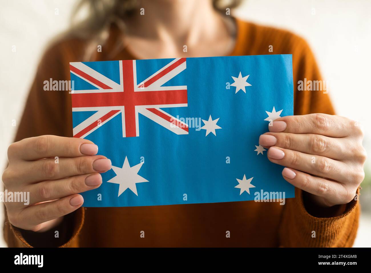 Carry the australian flag hi-res stock photography and images - Alamy