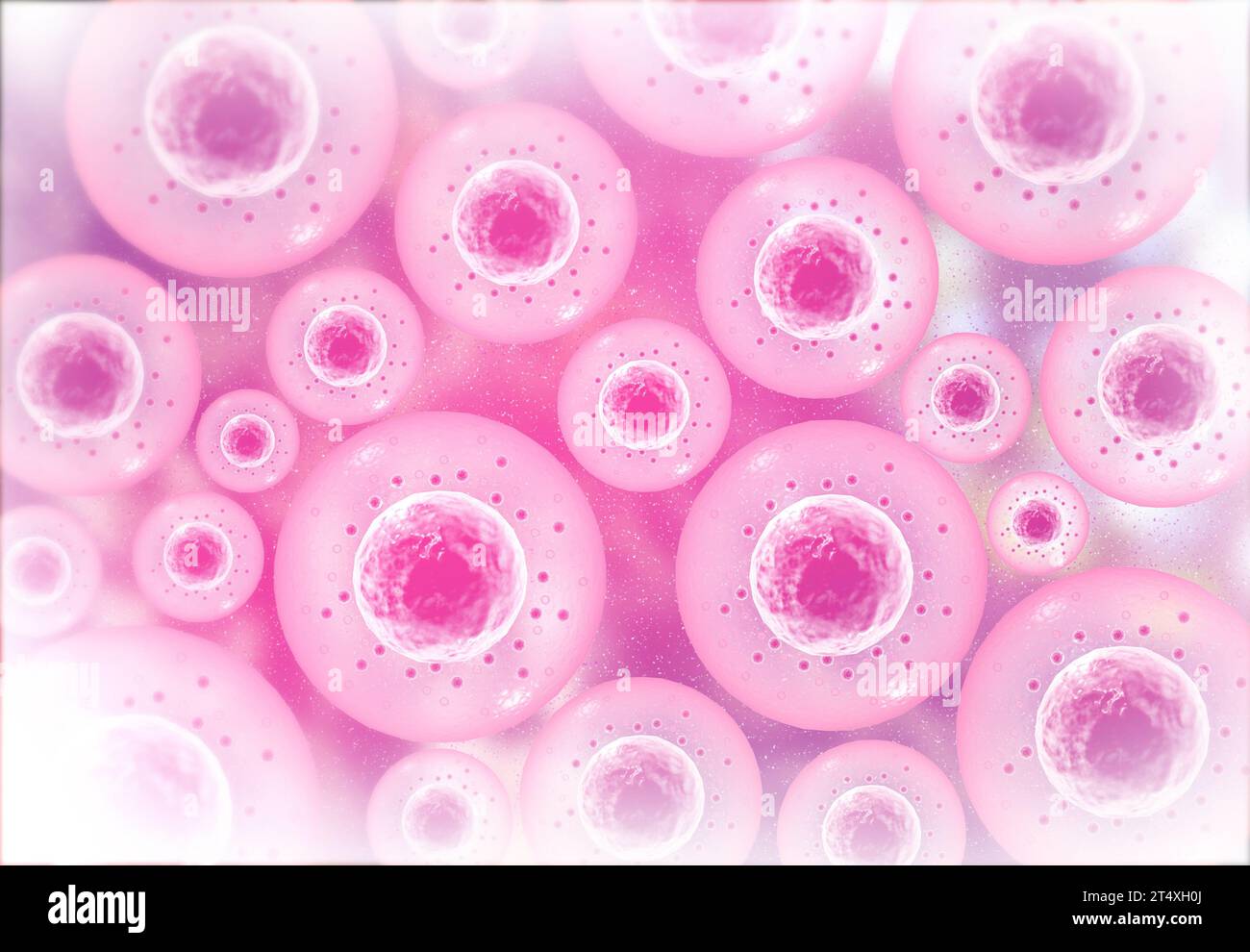 Human cells background. 3d illustration Stock Photo - Alamy