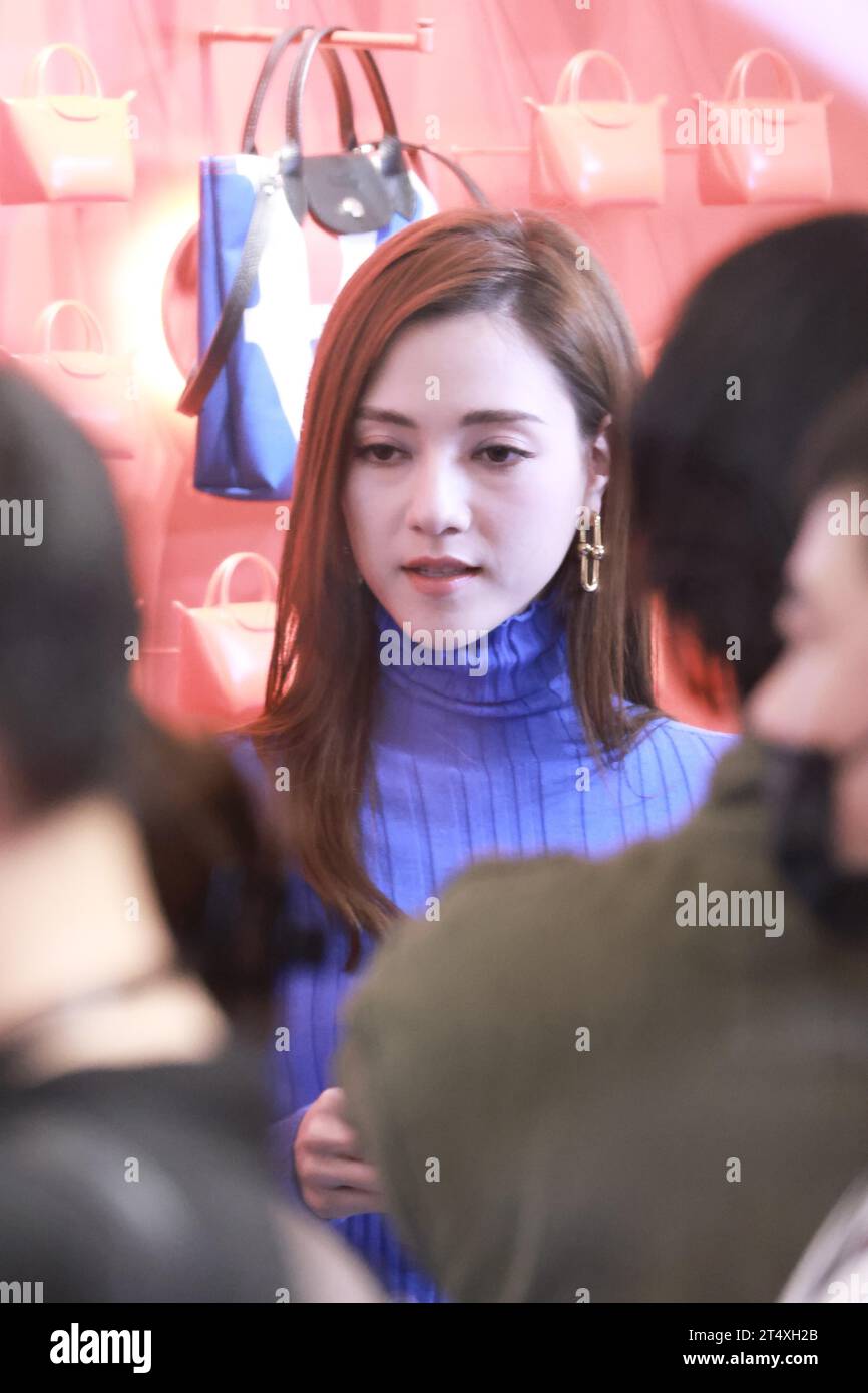 Russian actress Narana Erdyneeva attends an activity in Chengdu City ...