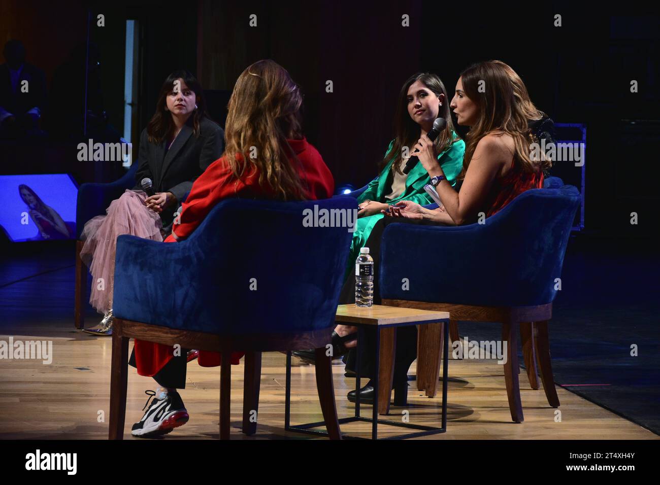 Leon, Mexico. Nov. 1, 2023. Kass Torres, Michelle Romo, Fernanda Mena, Cynthia Buttenkeppler ...