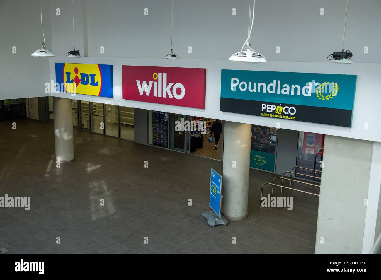 LONDON, OCTOBER 30, 2023: Inside the Oaks Shopping Centre in Acton, W3 ...