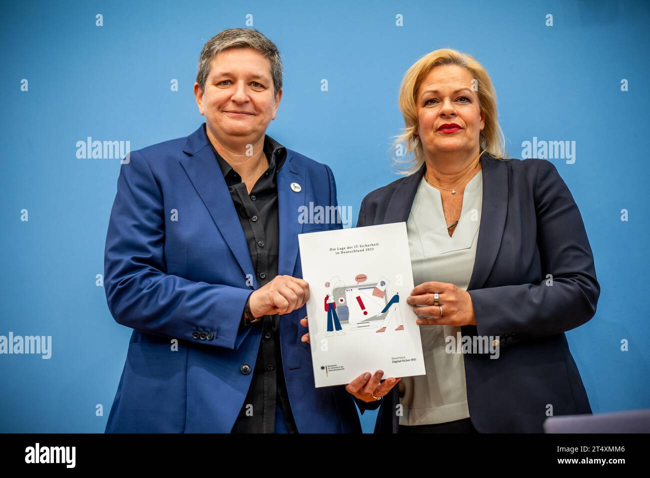 Berlin, Germany. 02nd Nov, 2023. Claudia Plattner (l), President of the ...