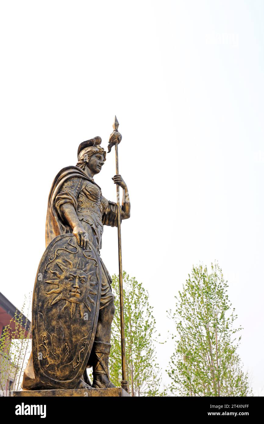 European style Samurai sculptures Stock Photo - Alamy