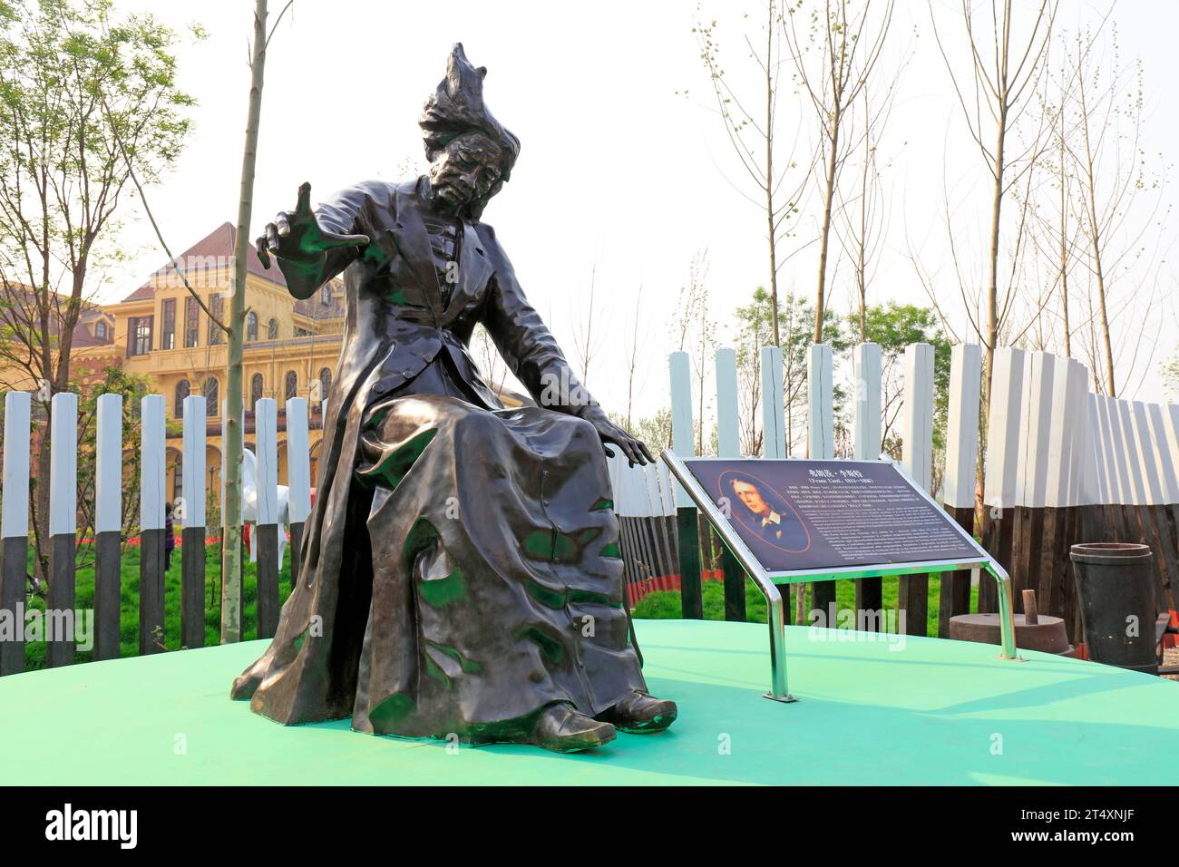 Hungarian musician Franz List sculpture, tangshan, China Stock Photo ...