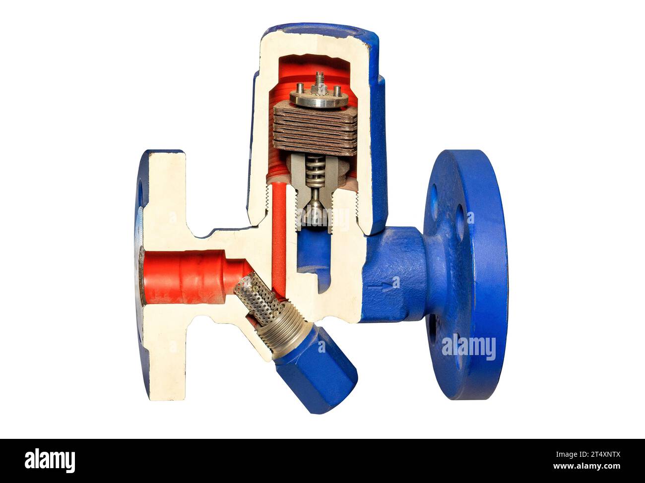 Bimetallic condensate trap for removing condensate cooled by 10 - 30 C ...