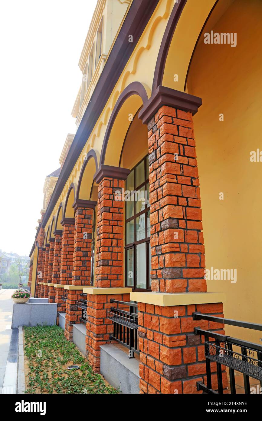 Italian style architecture Stock Photo - Alamy