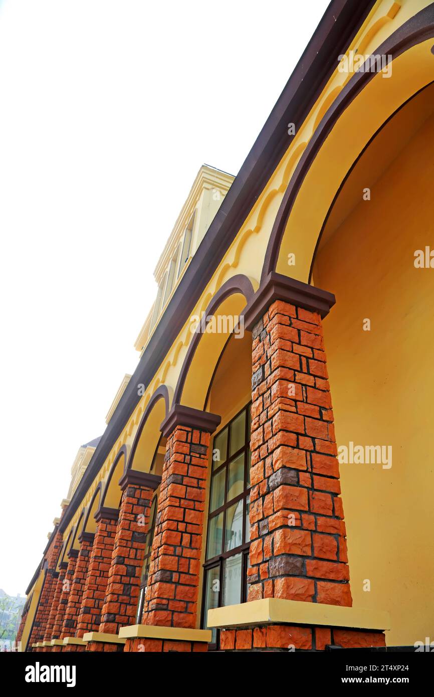 Italian style architecture Stock Photo - Alamy