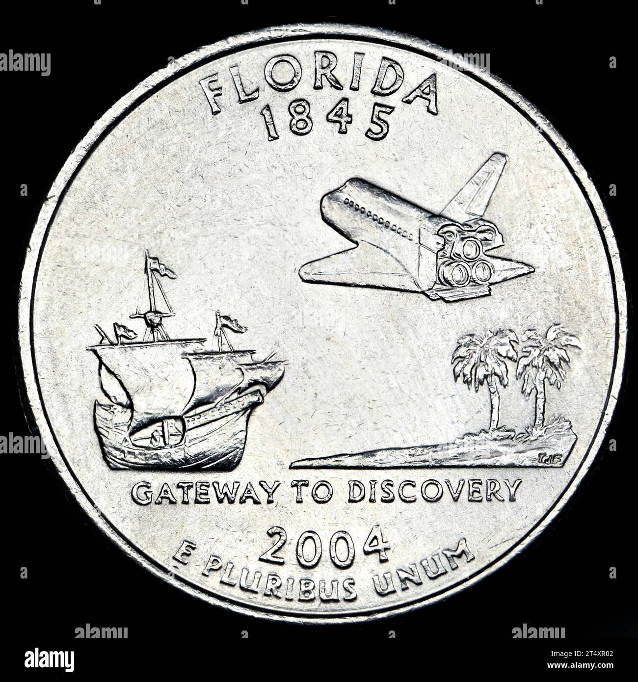 US Commemorative State Quarter Dollar : Florida (1845) Gateway to ...