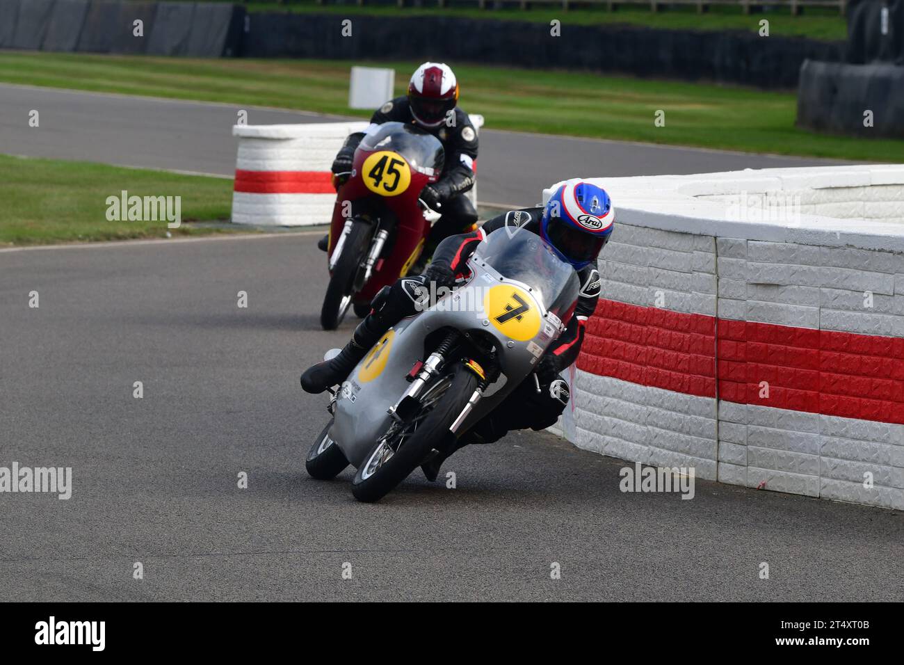 Steve Parrish, Norton Manx 30M, Barry Sheene Memorial Trophy, two ...
