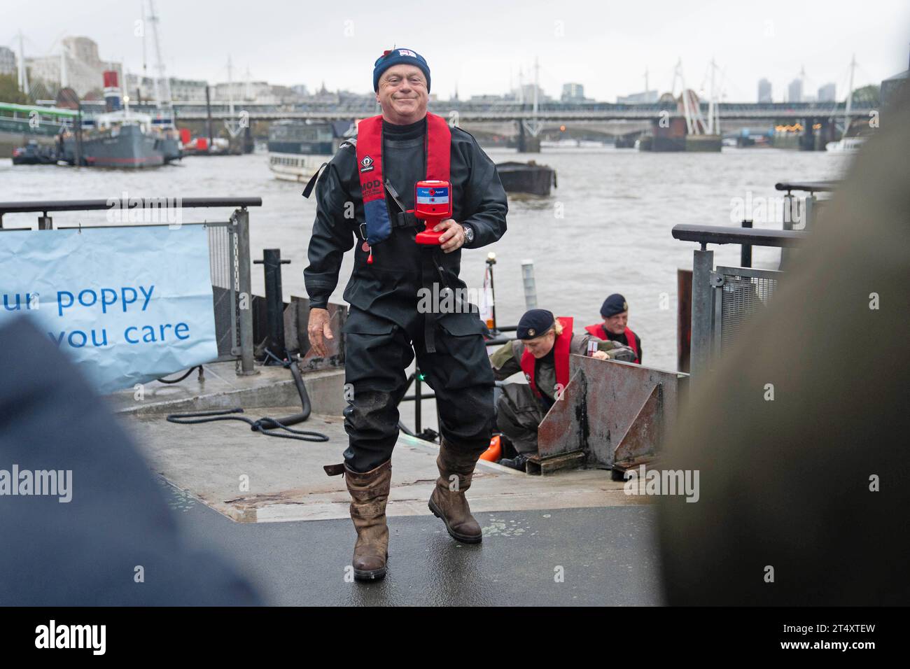 TV presenter and actor Ross Kemp at the launch of London Poppy Day ...