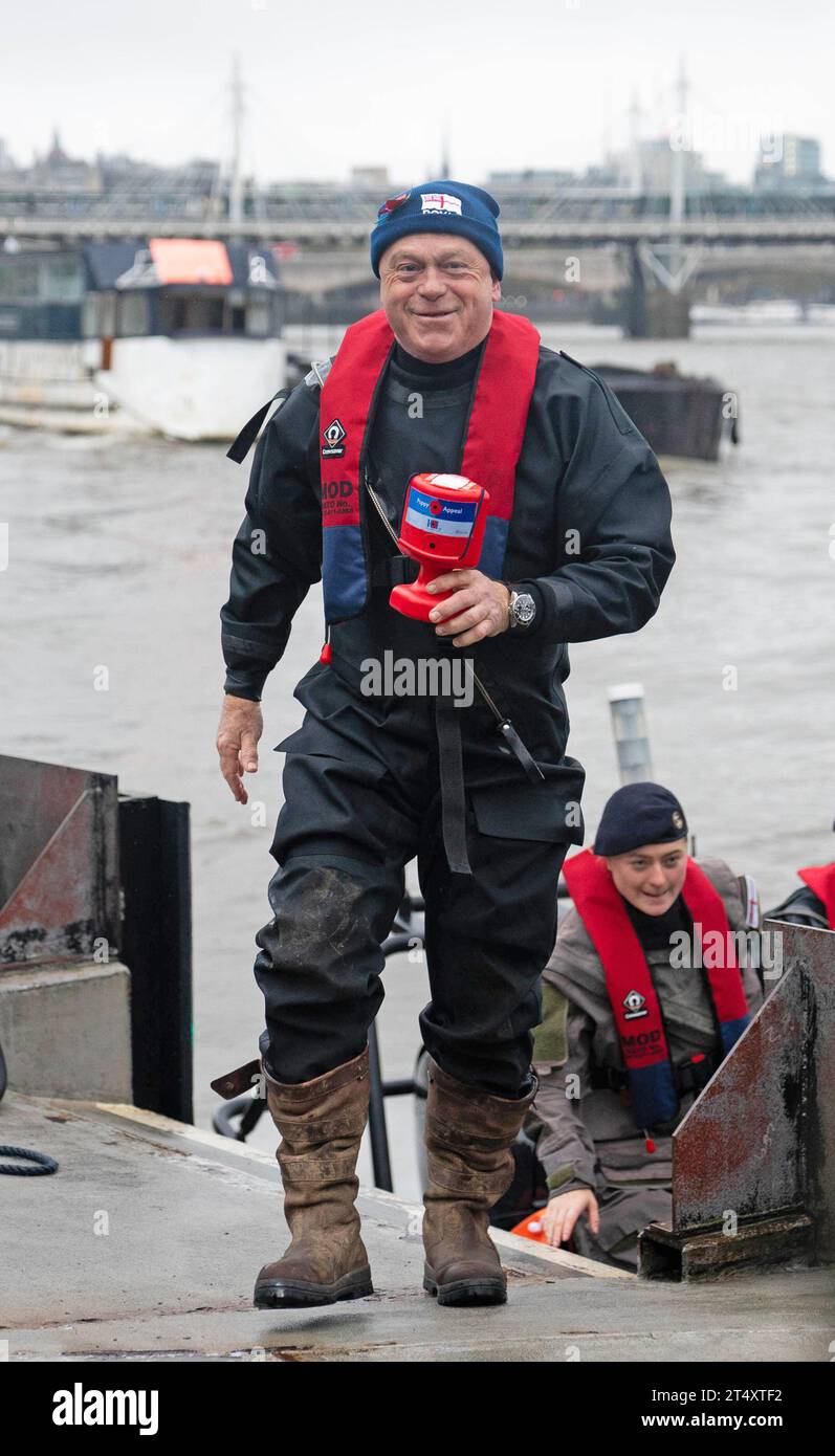 TV presenter and actor Ross Kemp at the launch of London Poppy Day ...