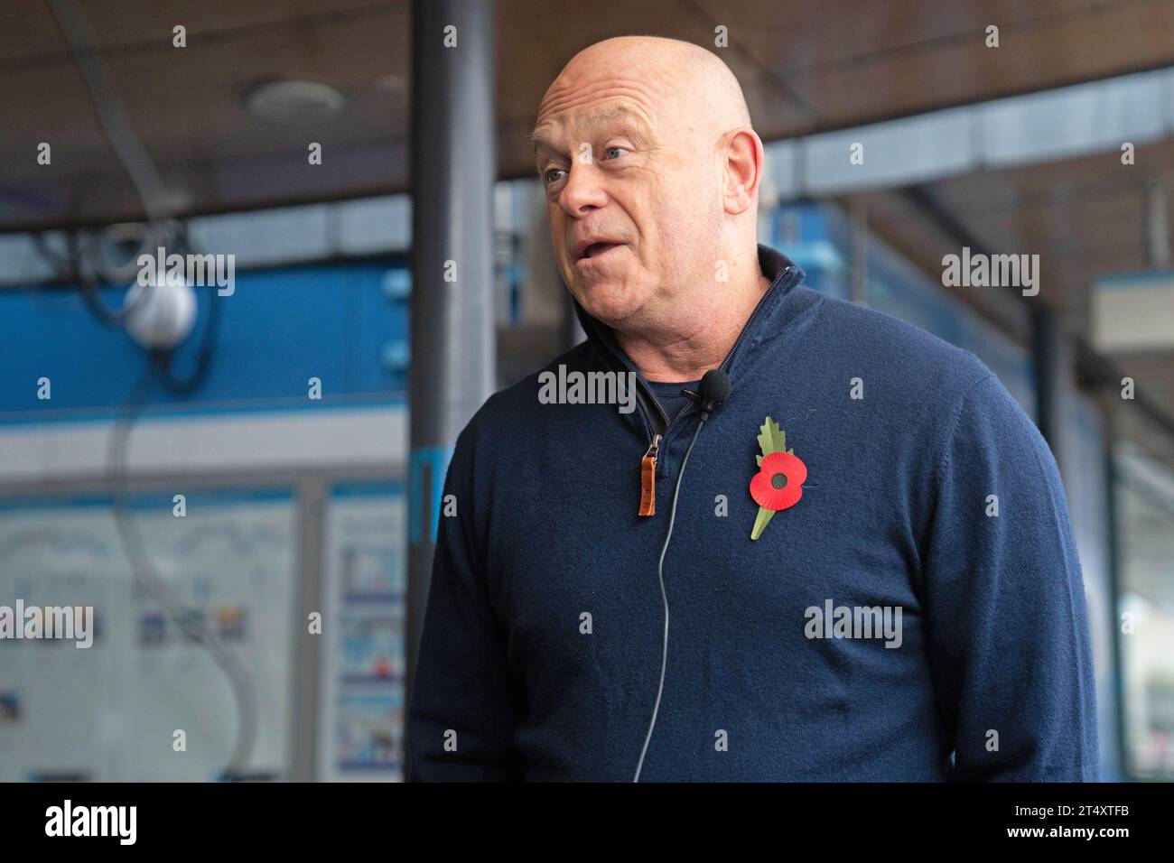 TV presenter and actor Ross Kemp at the launch of London Poppy Day ...