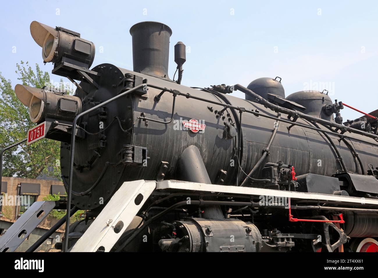 751 locomotive square locomotive, Beijing, China Stock Photo - Alamy