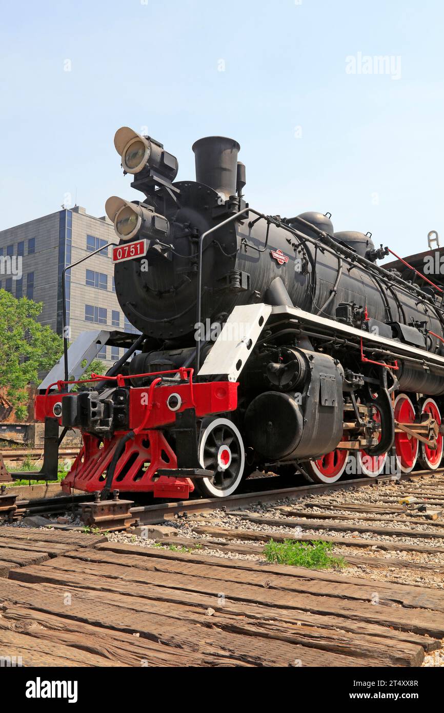751 locomotive square locomotive, Beijing, China Stock Photo - Alamy