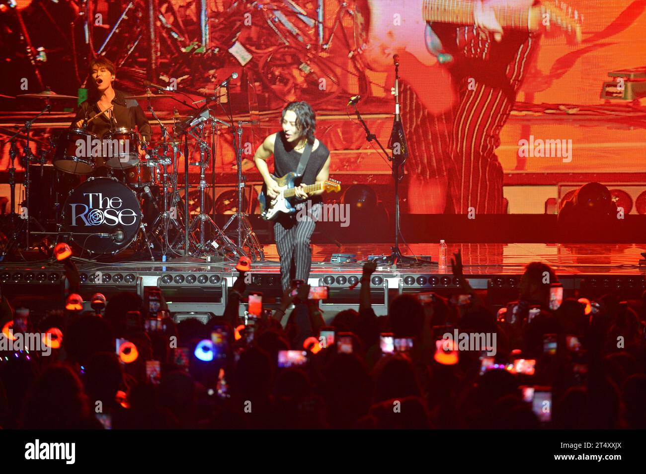 MIAMI, FLORIDA - OCTOBER 31: Lee Ha-joon and Kim Woo-sung of Korean ...