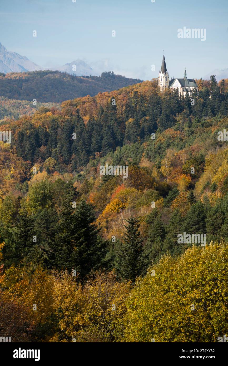 Basilica of the Visitation of the Virgin Mary on top of the Marianska ...