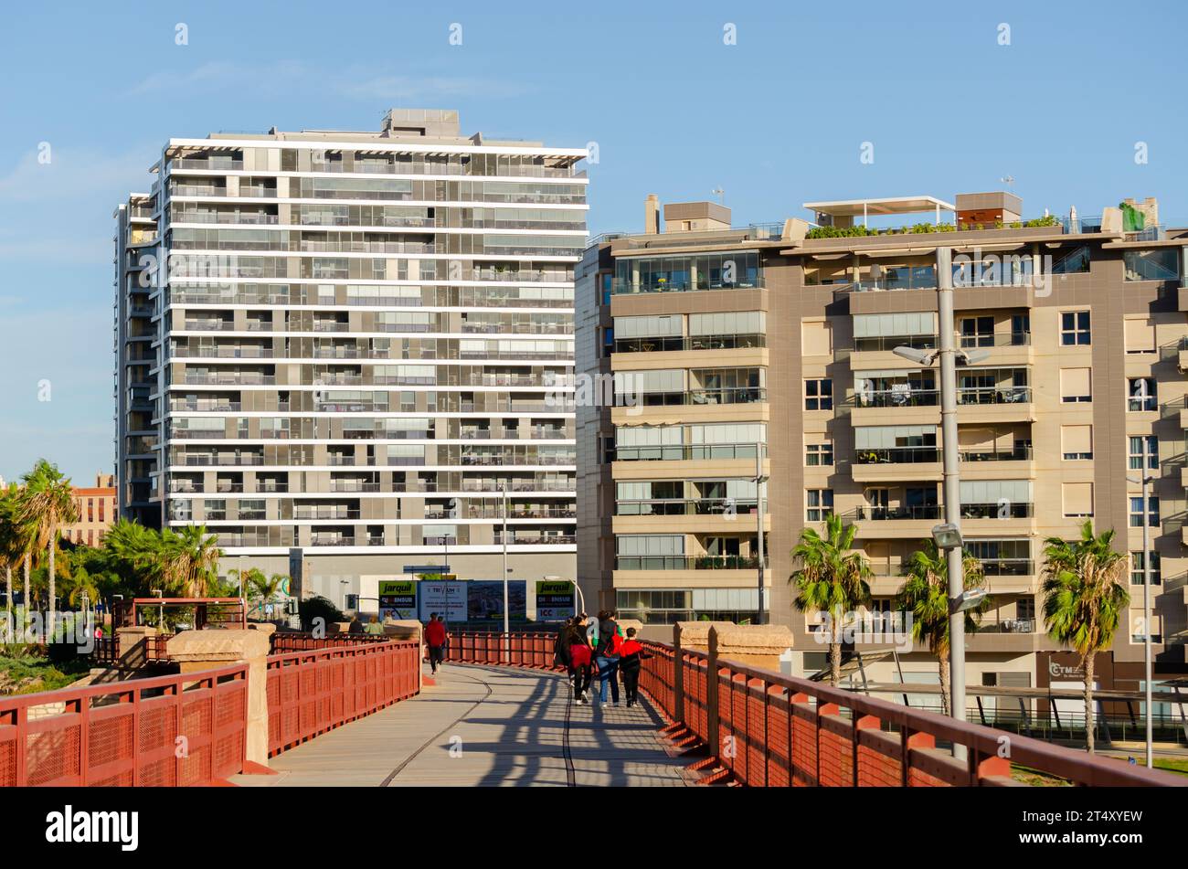 ALMERIA, SPAIN - 01 NOVEMBER 2023 Cable Ingles, the English pier in ...