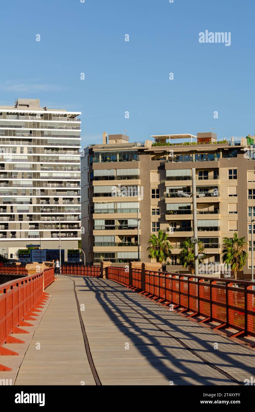 ALMERIA, SPAIN - 01 NOVEMBER 2023 Cable Ingles, the English pier in ...