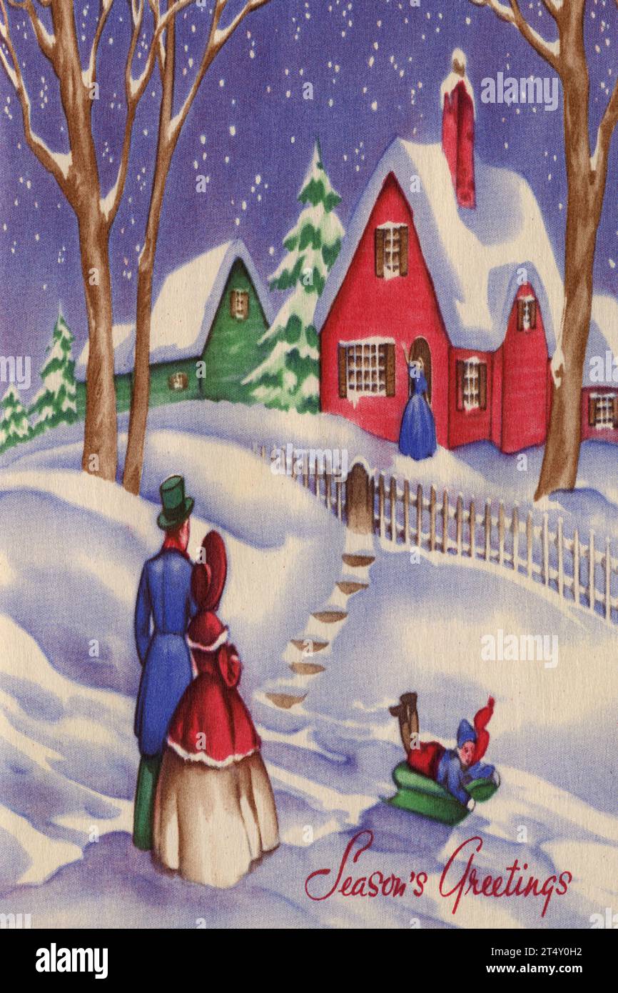 1940s Christmas Cards