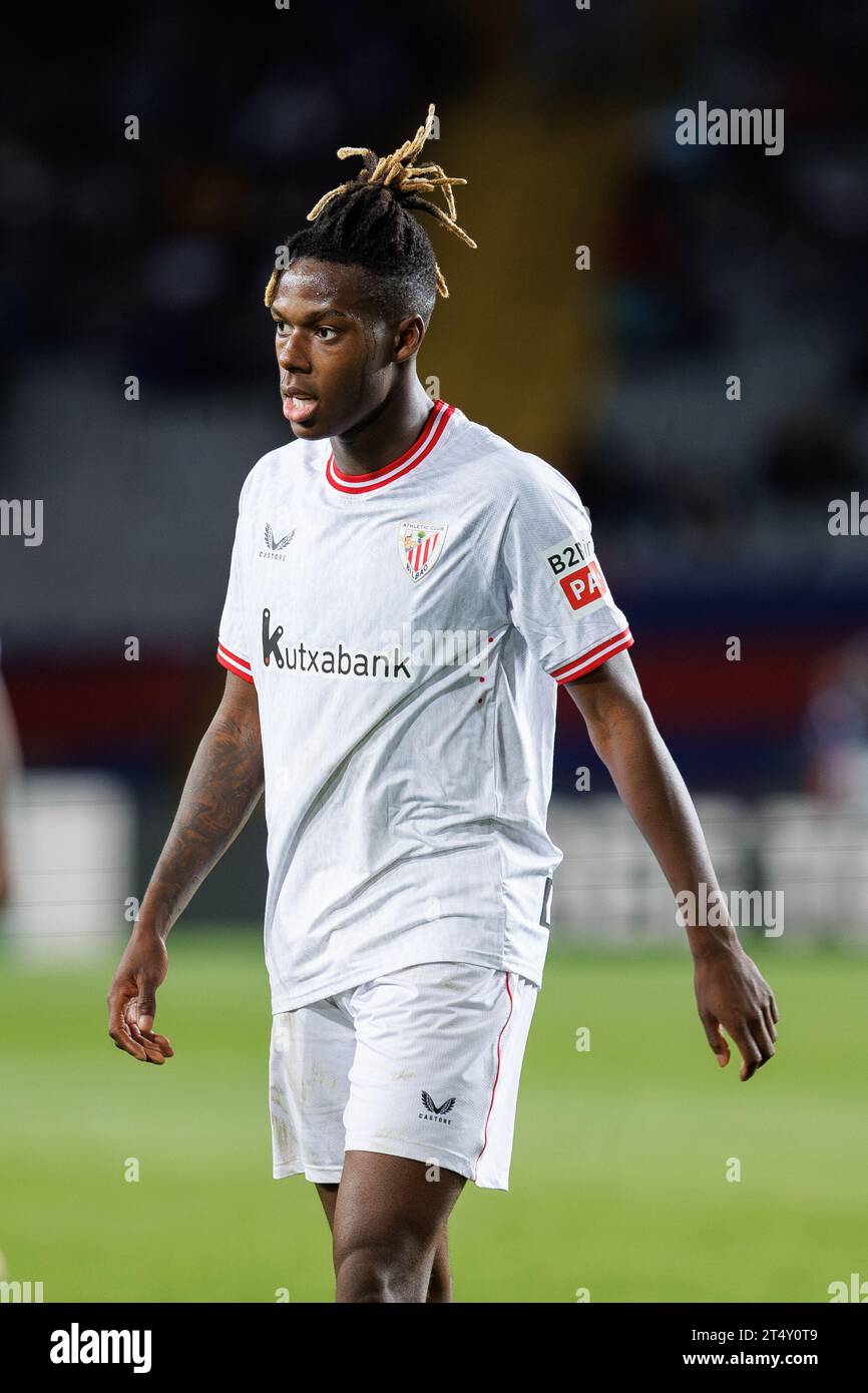 Barcelona, Spain. 22th Oct, 2023. Nico Williams in action during the ...