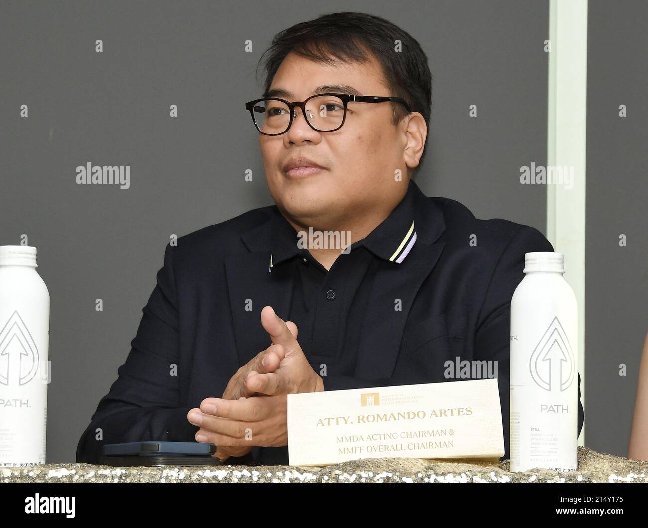 Los Angeles, USA. 01st Nov, 2023. MMFF Overall Chairman Romando Artes ...