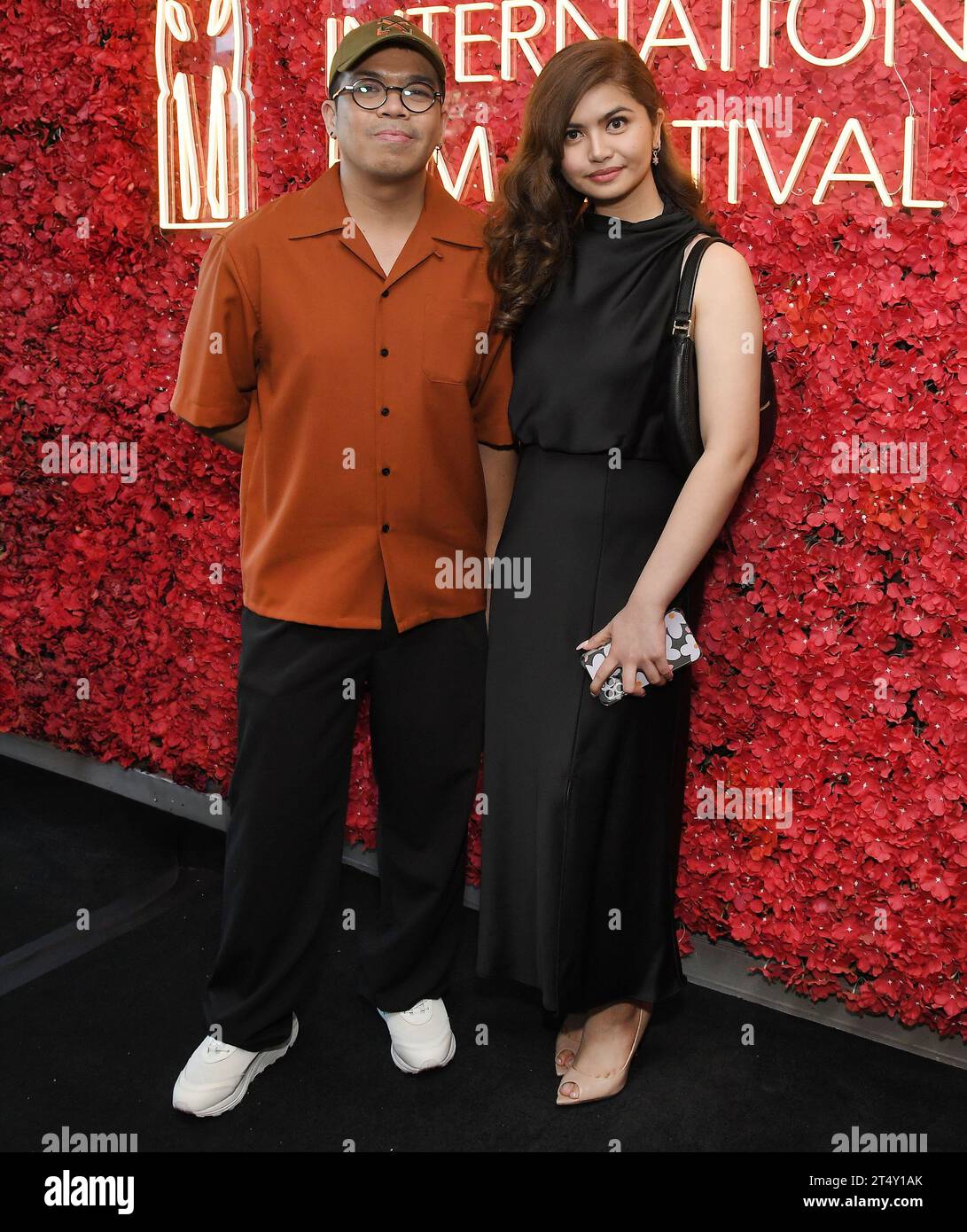 Los Angeles, USA. 01st Nov, 2023. (L-R) Director JP Habac Jr. and Eisel ...