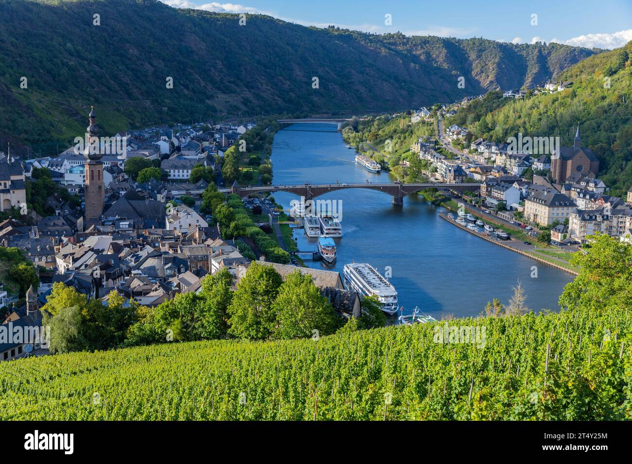 Cochem, Germany, August 2, 2023 - Cochem old town and Mosel river in ...