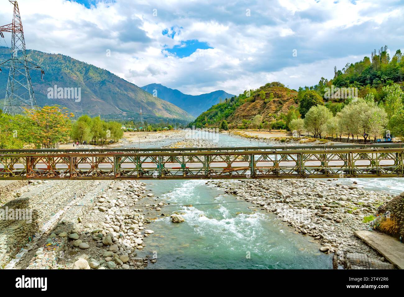 Wayil Bridge in Manigam the largest village in district Ganderbal in ...